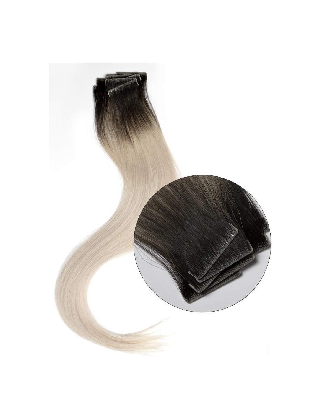 Extensions Tape Hair Ombré Hair - Extens Hair